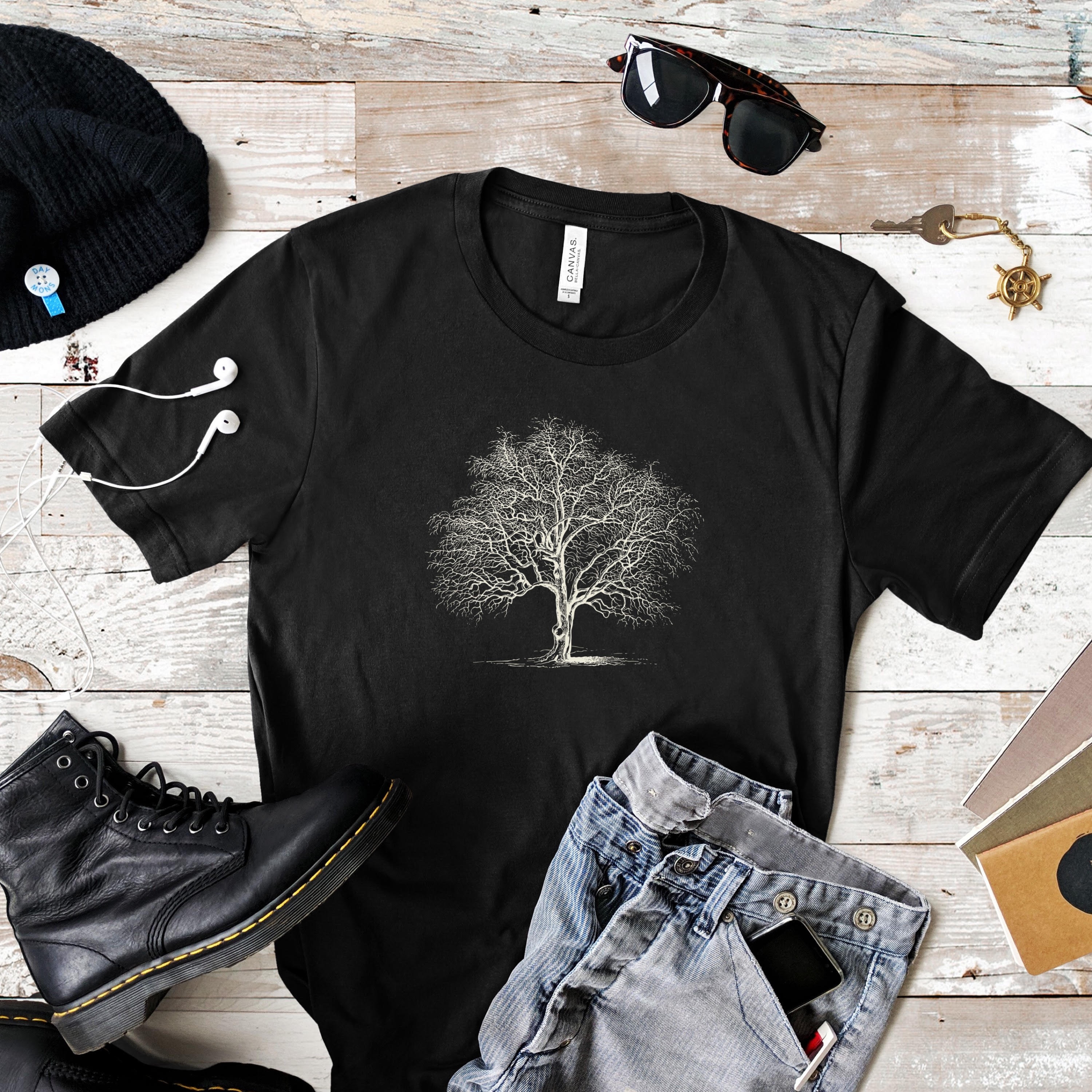 Tree T-shirt, Tree of Life Tee, Men's Graphic Tee, Women's Graphic Tee ...