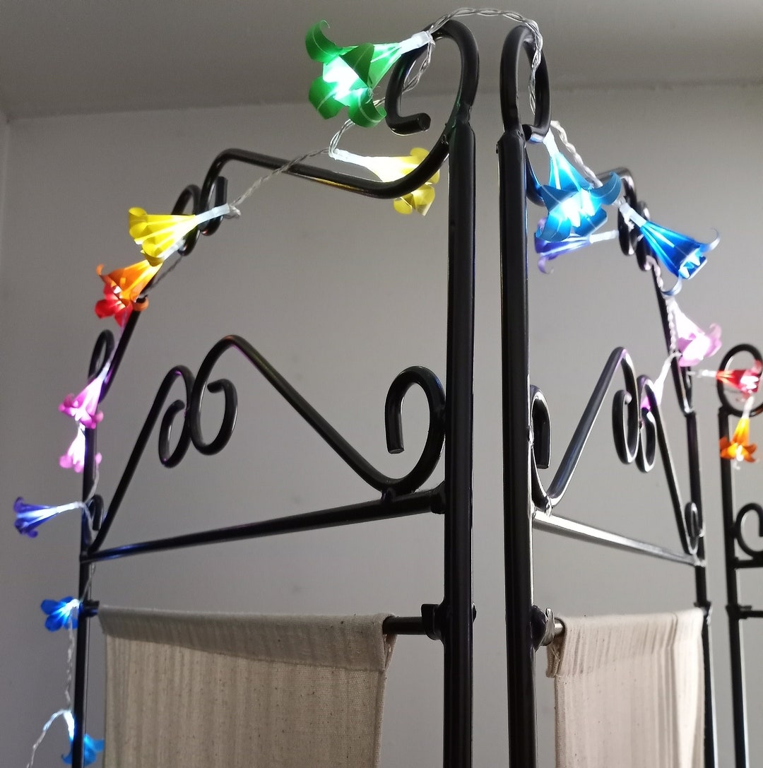 30 Rainbow Origami Lily Fairy Lights, Rainbow LED Lights, Fairy Lights ...