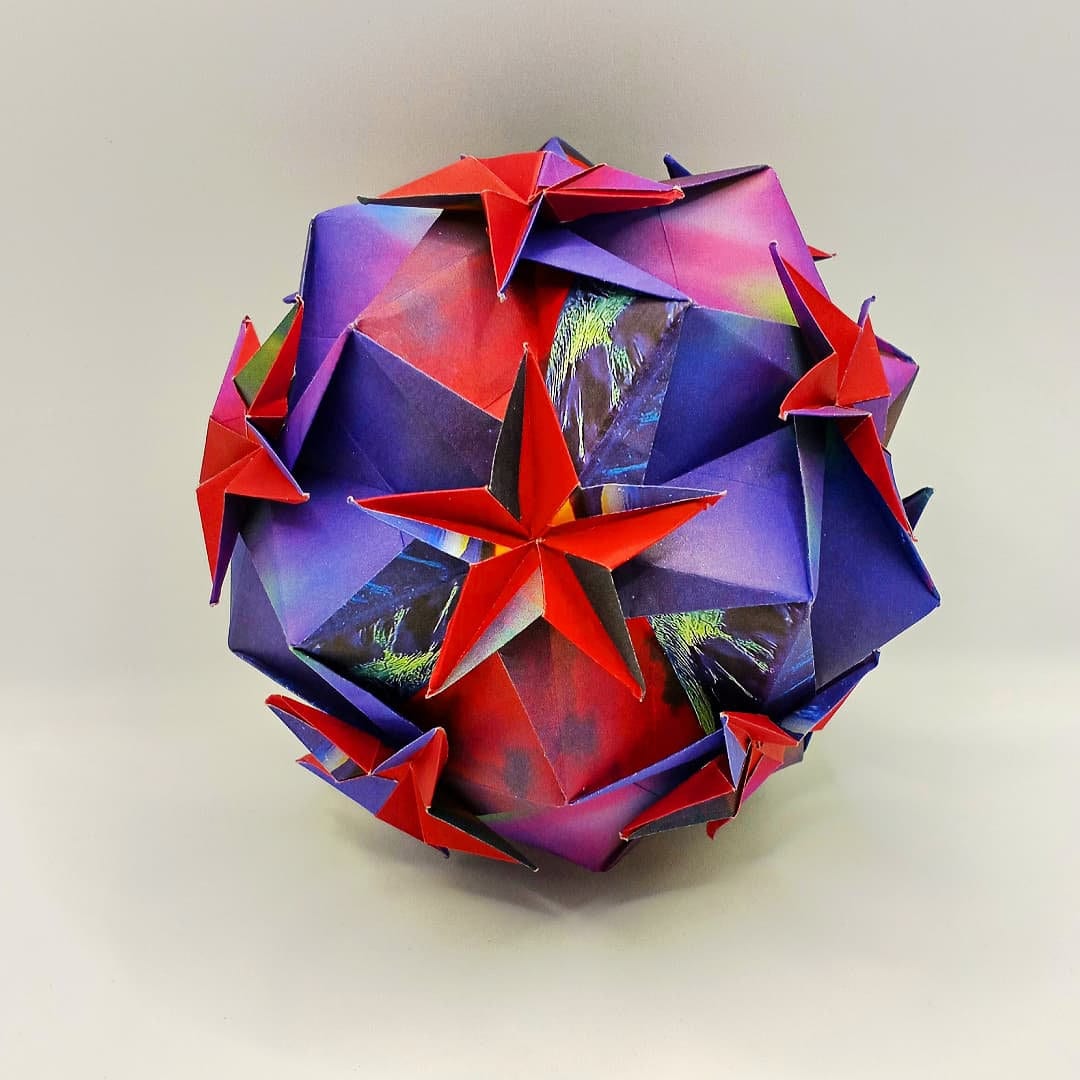 Eve Kusudama, Eve Origami Ball, Kusudama, Origami Ball, Origami ...