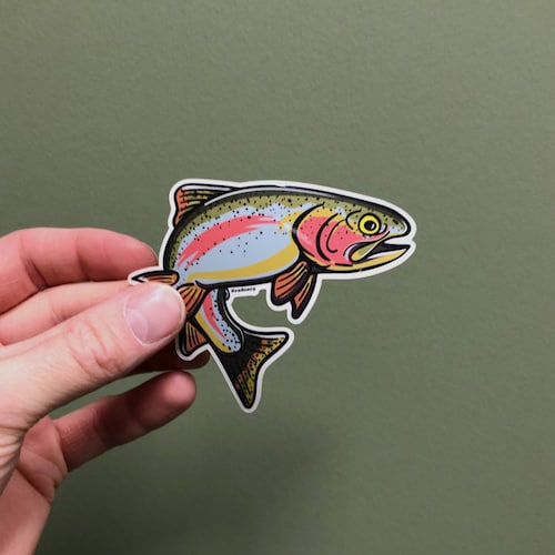 Brook Trout Sticker Decal 20% Flows to Western Rivers - Etsy