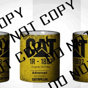 Cat Oil Filter Tumbler - Etsy