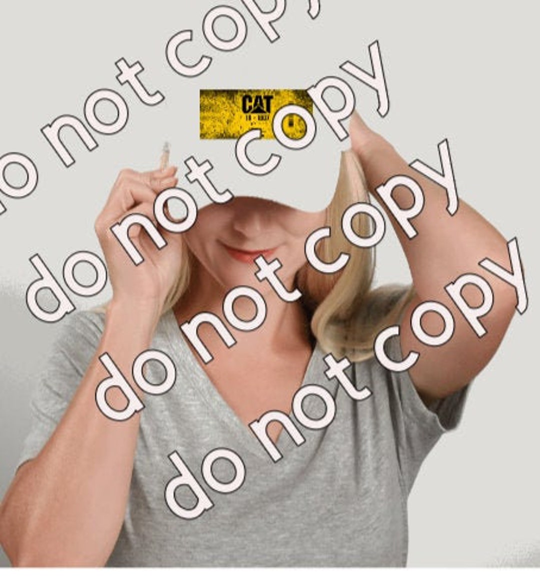 Hat Sublimation Design, Grunge CAT Oil Filter, SVG, PNG, Digital ...