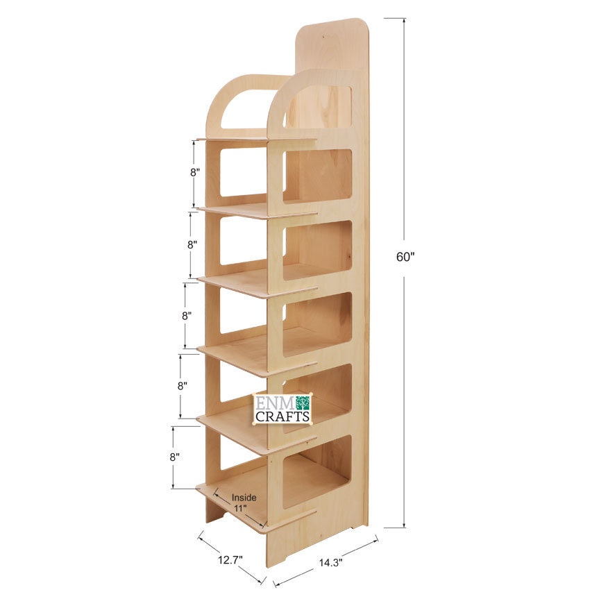 T-shirt Retail Display Rack 6 Tier Floor Display Rack - Etsy