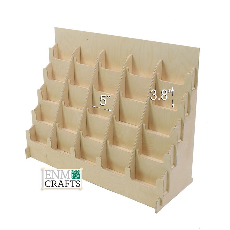 25 Pocket 5 Width 5 Tier Sticker Display Rack With U - Etsy