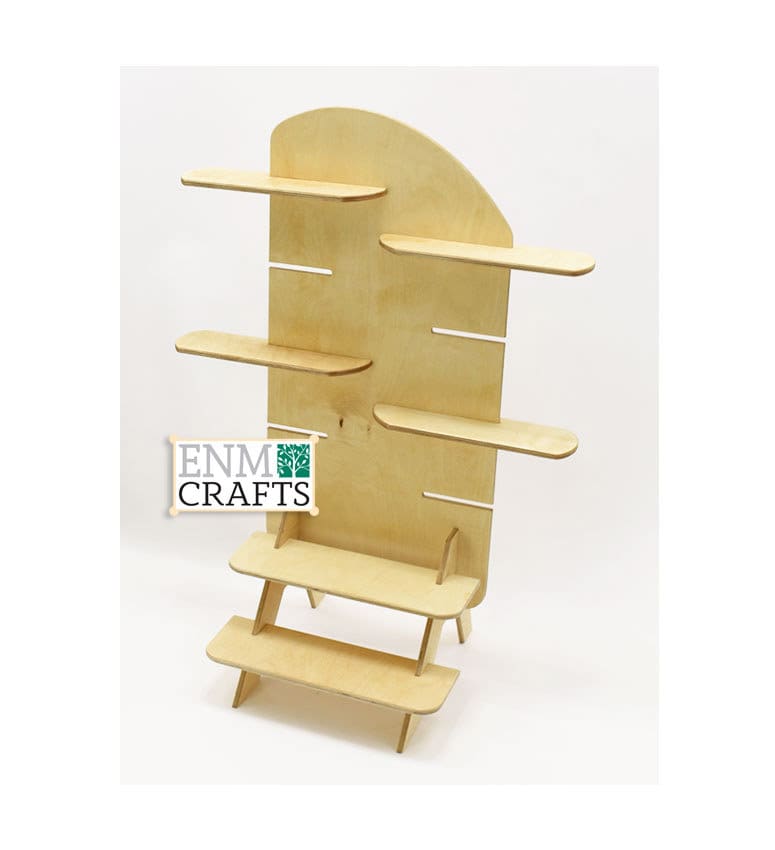 Retail Display Stand With 10-tier Wooden Countertop Rack | Etsy