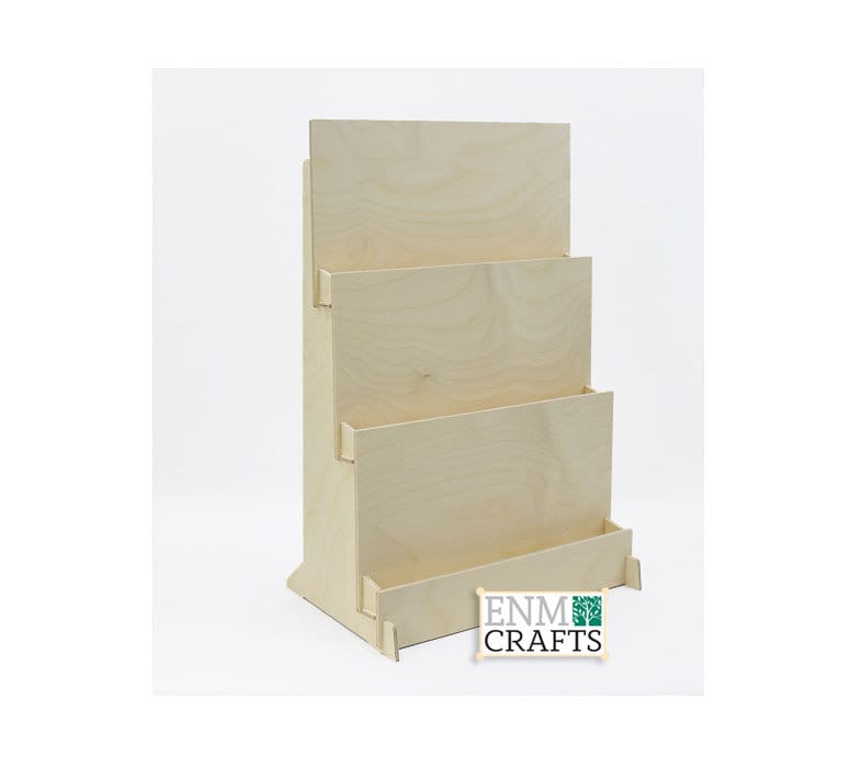 Greeting Card Display Stand 3 Tiered XL Countertop Rack for - Etsy