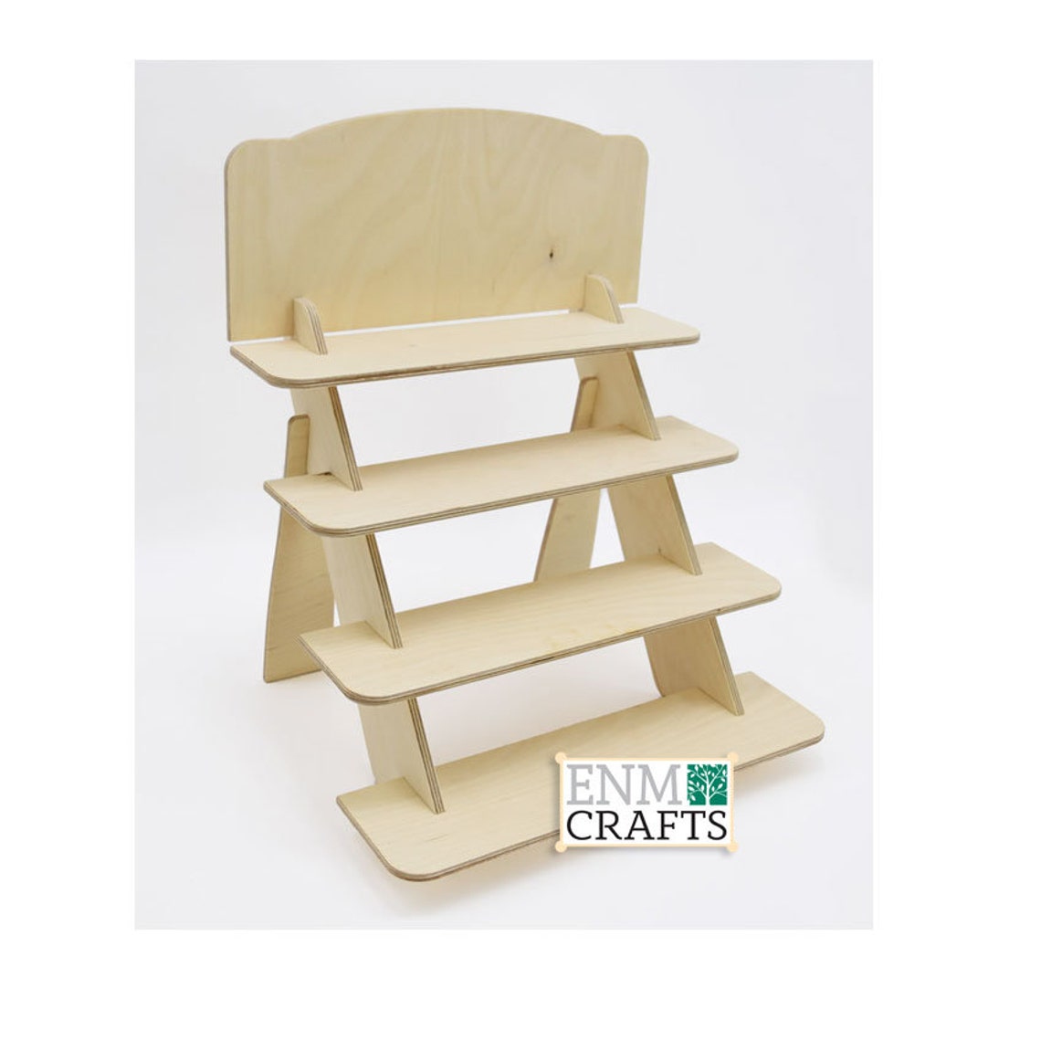 4 Tier Display Stand Table Top Wooden Rack Booth Display - Etsy