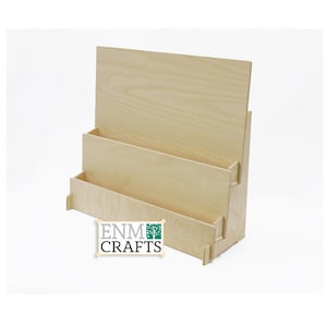 Greeting Card Display Stand, XL Countertop 2 Tier Rack for Craft Trade ...