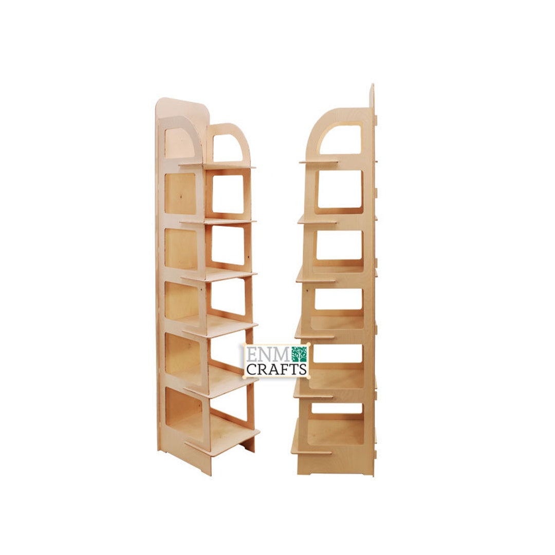 6 Tier Floor Display Rack, Retail Display Rack, Collapsible Shelving ...