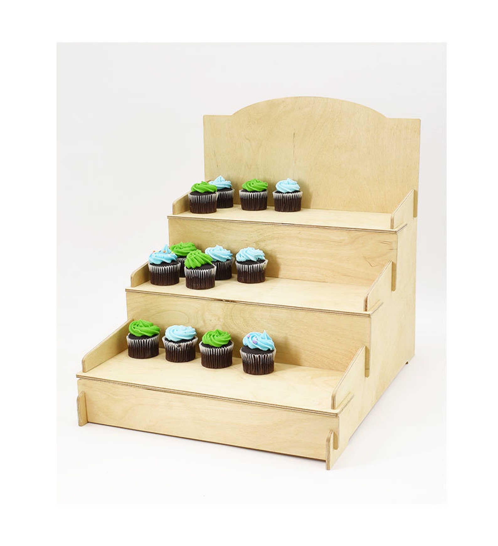 Vendor Display Stand 3-tier Wooden Countertop Rack Product | Etsy