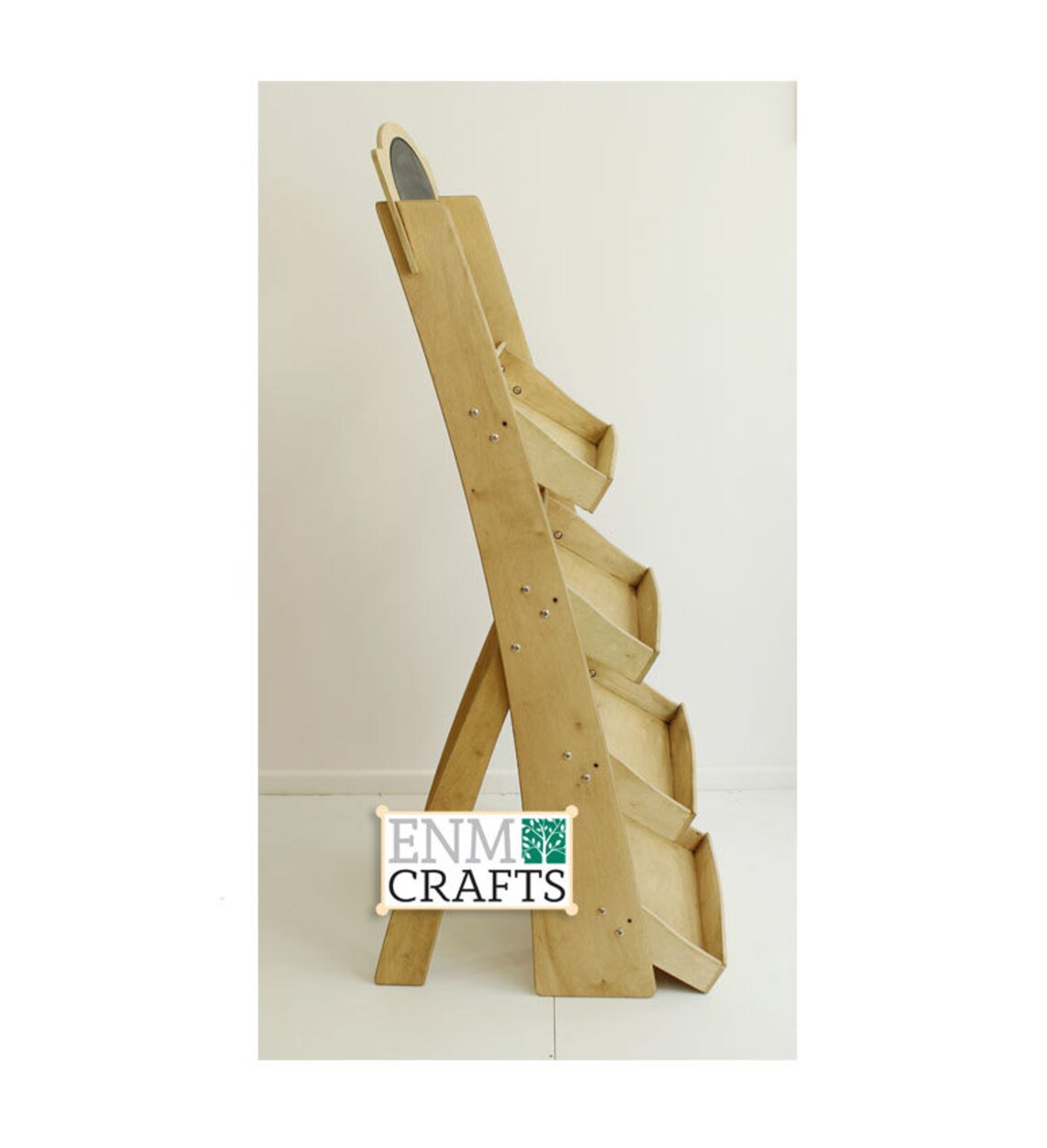 4 Tiered Slanted Floor Display Rack Slanted & Horizontal - Etsy