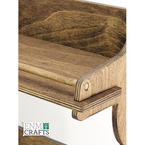 Retail Display 3-tier Wooden Table Top Rack, 9.5" Between Tiers ...