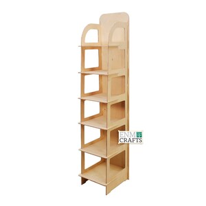 6 Tier Floor Display Rack, Retail Display Rack, Collapsible Shelving ...