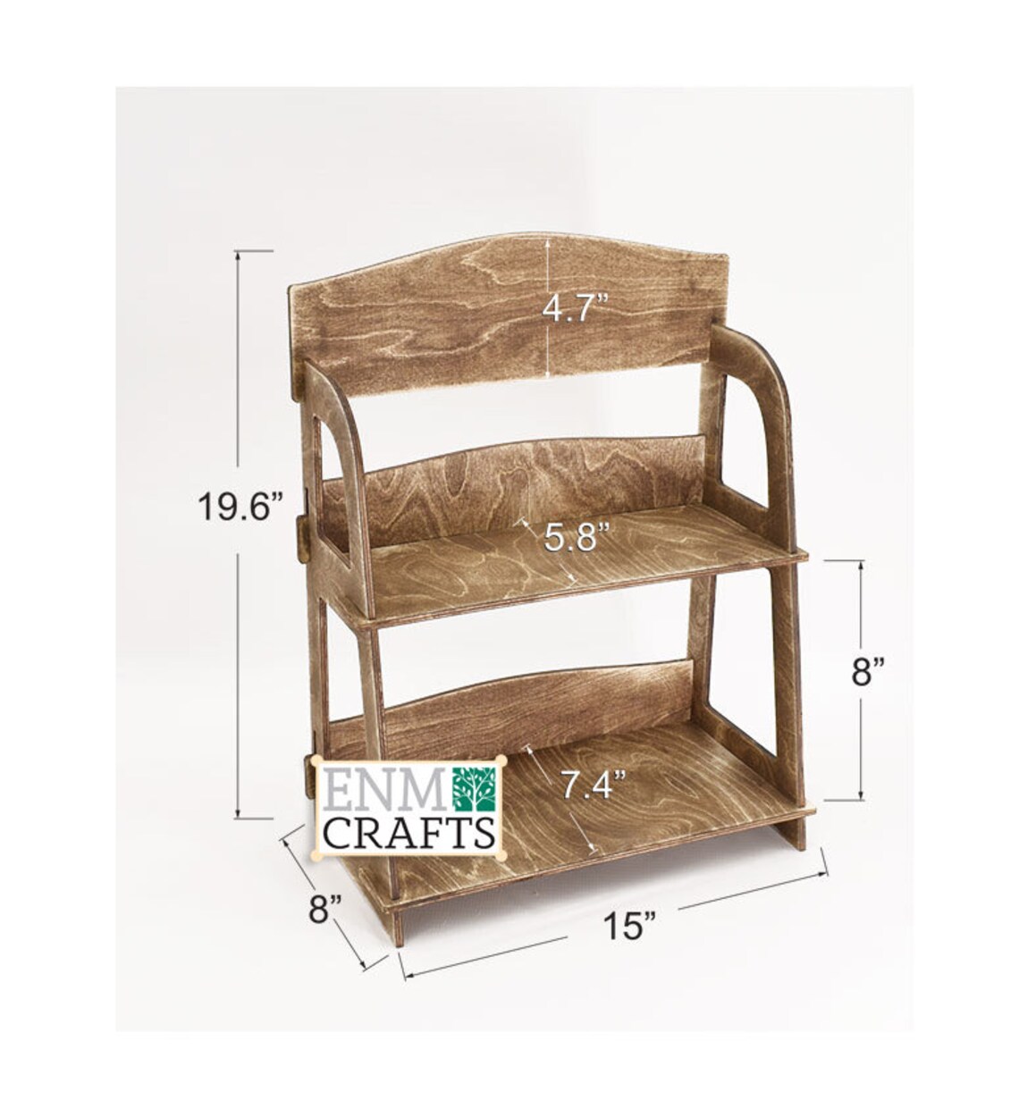 Craft Show Display Stand 2-tier Wooden Countertop Rack | Etsy