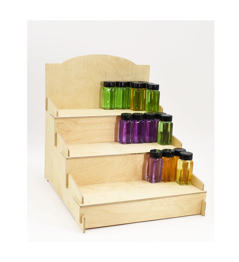 Vendor Display Stand 3-tier Wooden Countertop Rack Product | Etsy