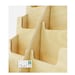 8 Pocket 5" Width Sticker Display Rack With U Cuts, Wooden Countertop ...