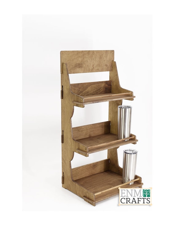Retail Display 3 tier Wooden Table Top Rack 9.5 Between Tiers Product Display Etsy