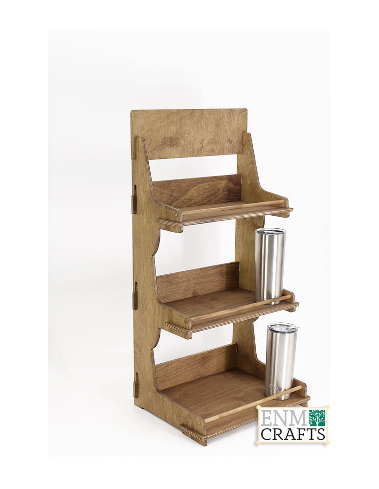 Retail Display 3-tier Wooden Table Top Rack 9.5 Between | Etsy