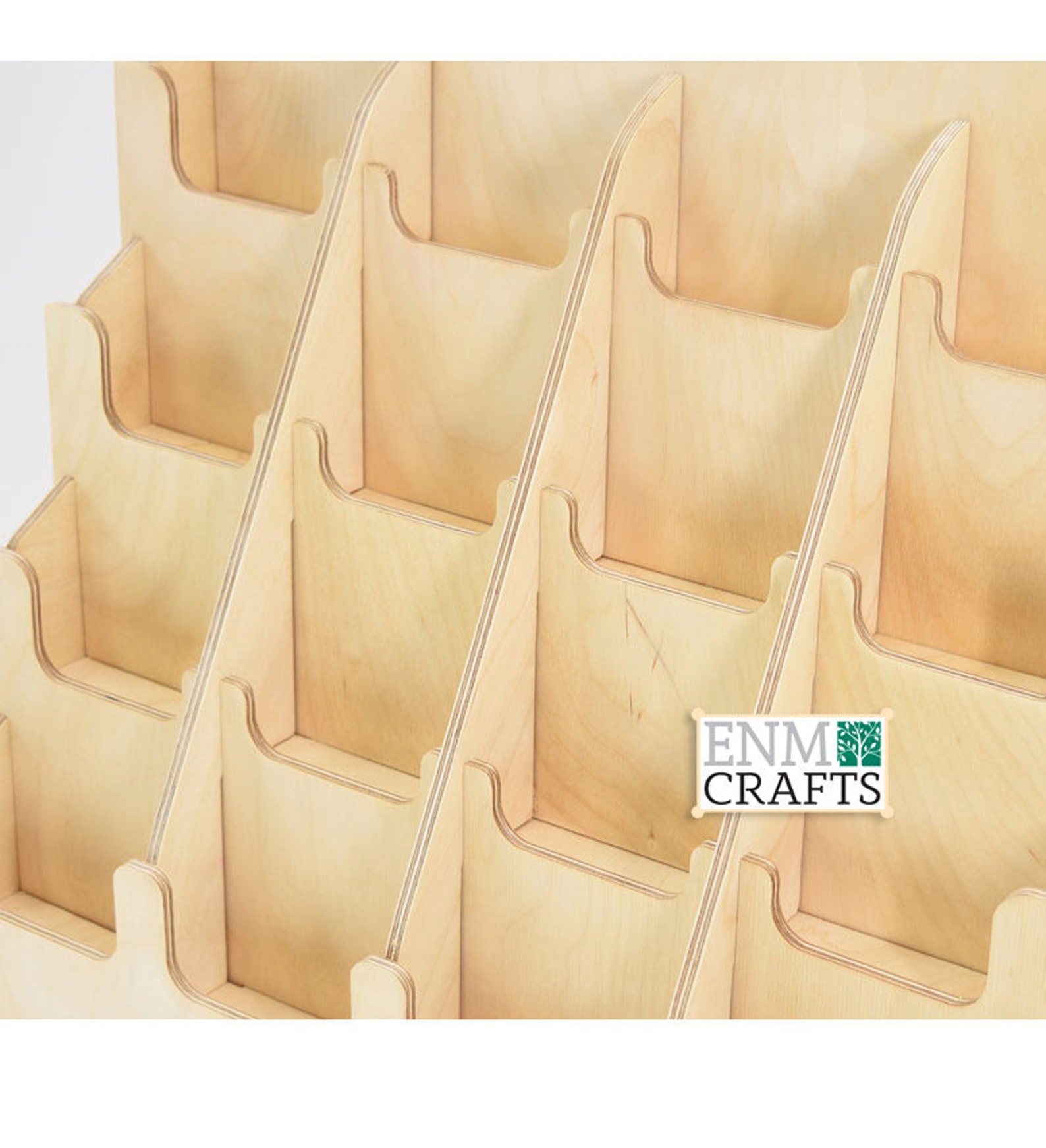 16 Pocket 4 Width Sticker Display Rack With U Cuts - Etsy