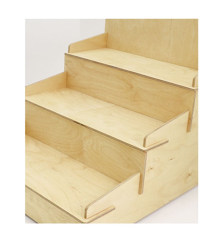 Vendor Display Stand 3-tier Wooden Countertop Rack Product - Etsy