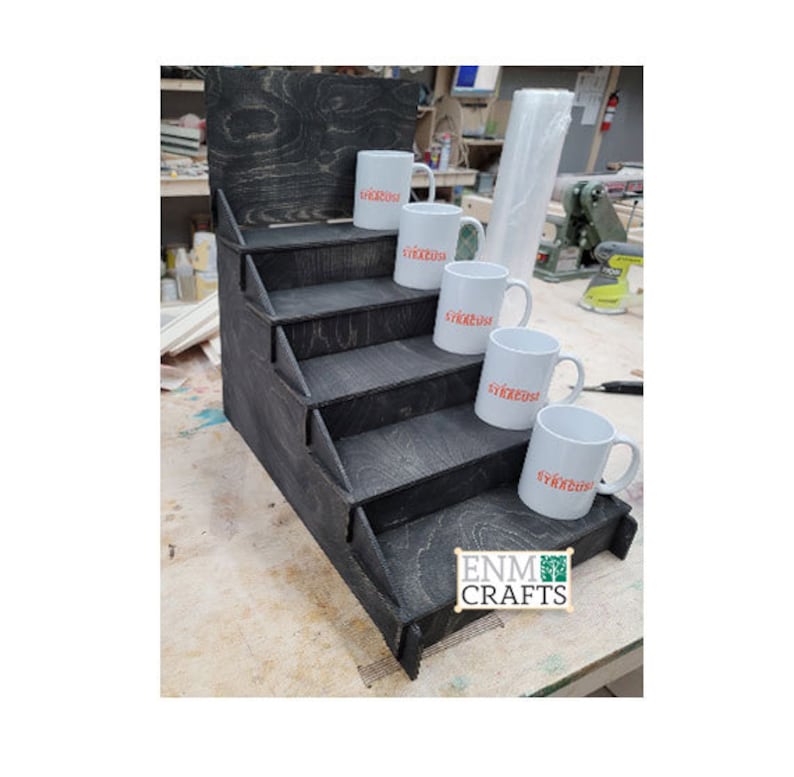 Craft Show Display 5 Tier Wooden Table Top Rack Product - Etsy