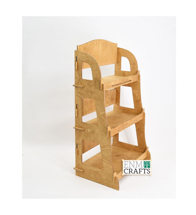 3-tier Wooden Display Rack, Wooden Countertop Rack, Product Display ...