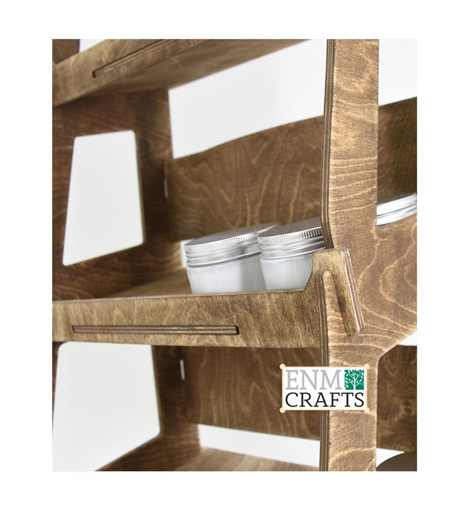 Slanted Display Rack, Wooden Countertop Rack, Product Display Stand - Etsy