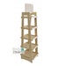 5 Tiered Retail Shelving Unit With Combination of Horizontal and Angled ...