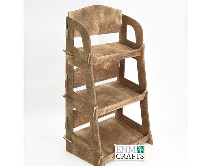 Slanted Display Rack, Wooden Countertop Rack, Product Display Stand - Etsy