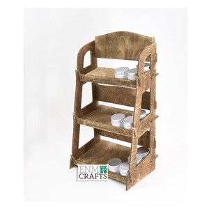 Slanted Display Rack, Wooden Countertop Rack, Product Display Stand - Etsy