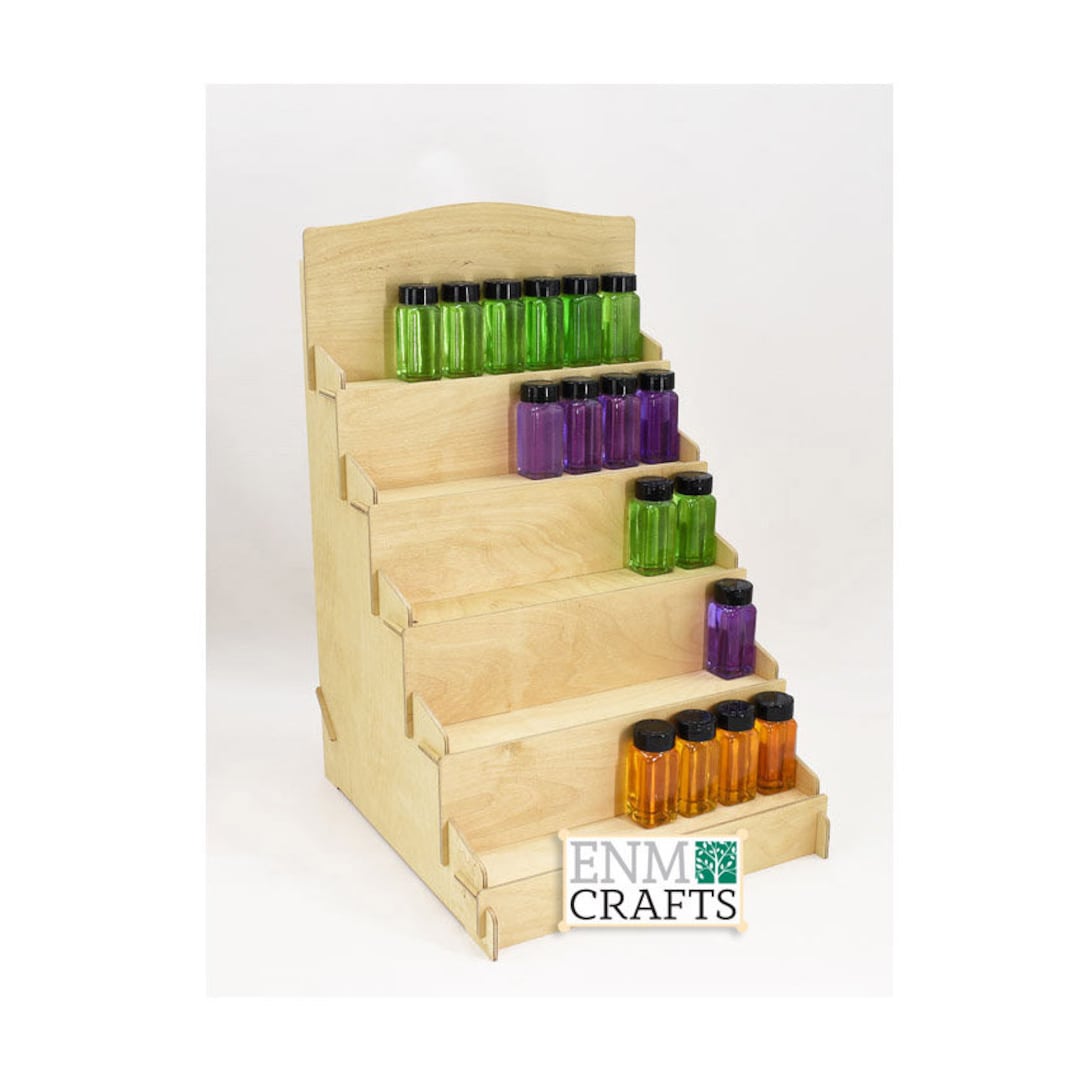 Craft Show Display Rack, 5-tier Wooden Countertop Rack, Product Display ...