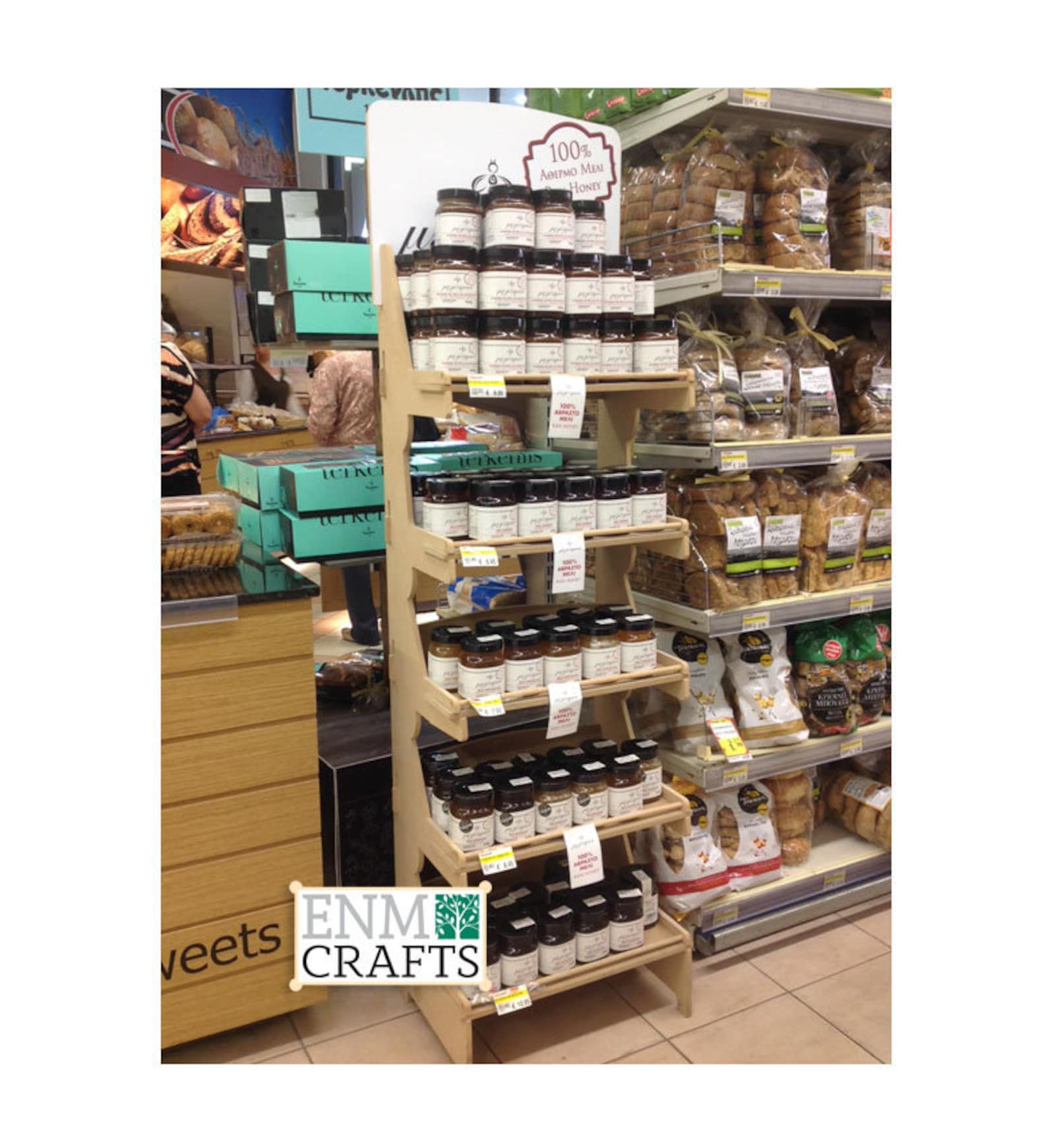 Retail Display Rack 5 Tier Floor Display Rack Collapsible - Etsy