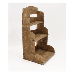 Craft Show Display Stand 3-tier Wooden Countertop Rack, Product Display ...