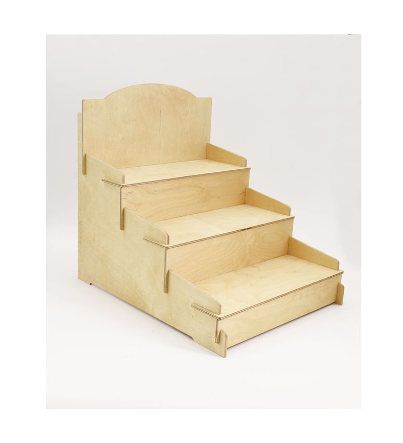 Vendor Display Stand 3-tier Wooden Countertop Rack Product | Etsy