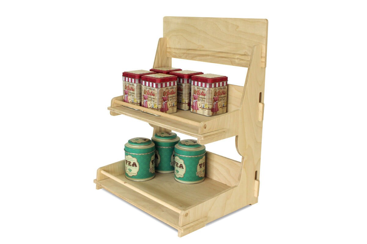 Craft Show Display Stand 2-tier Wooden Countertop Rack | Etsy