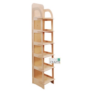 6 Tier Floor Display Rack, Retail Display Rack, Collapsible Shelving ...
