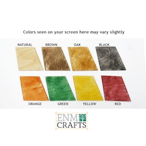 16 Pocket 5" Width, Sticker Display Rack With U Cuts, Wooden Countertop ...