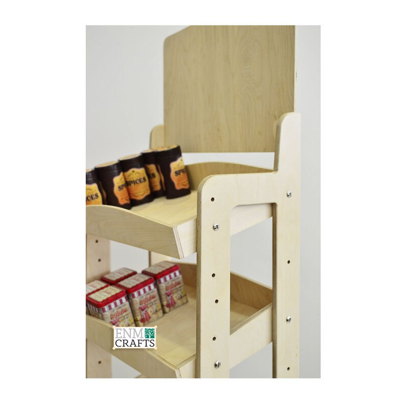 Wooden Retail Stand With Combination of Horizontal and Angled - Etsy