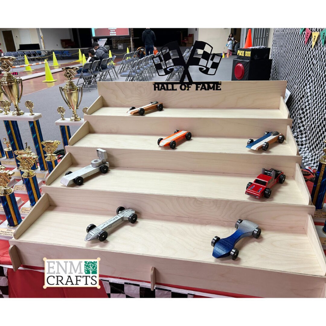 Derby Cars 4 Tier Display, Countertop 4 Tier Rack for Craft Trade Shows ...