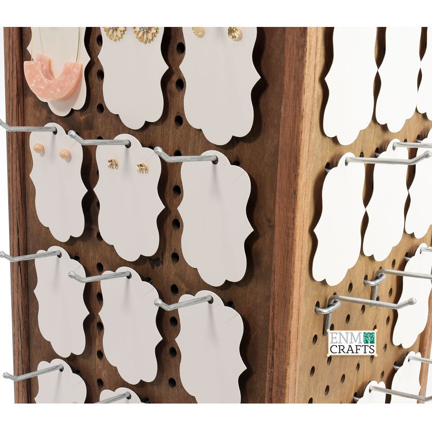Spinner Display Stand Pegboard Rotating Earrings Display - Etsy