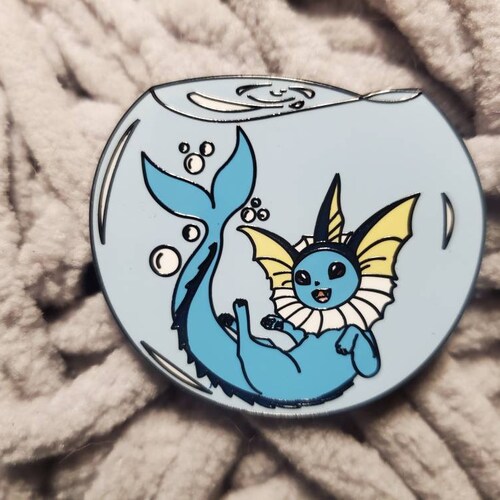 Vaporeon Enamel Pin - Etsy
