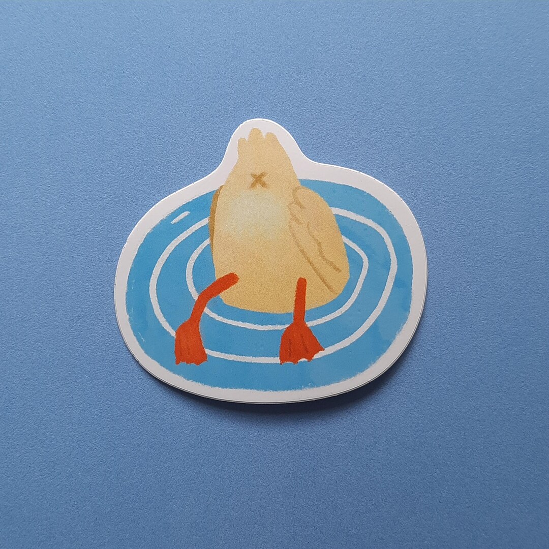 Duck Bum Vinyl Sticker | Scrapbooking, Bullet Journal Sticker, Planner ...