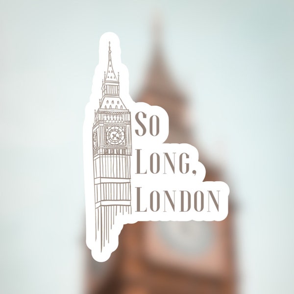 London Stickers - Etsy