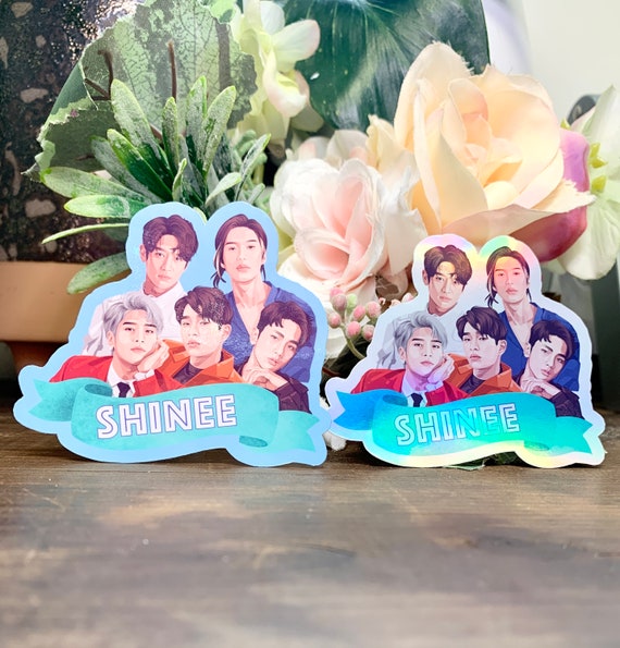 Shinee Kpop Group Waterproof Sticker | Etsy