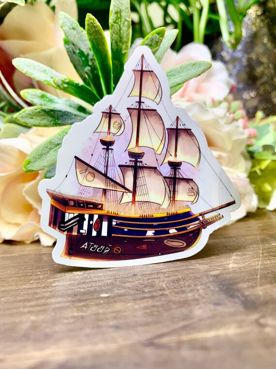 Ateez Pirate Ship Waterproof Sticker Atiny Pirate Boy Kpop - Etsy UK