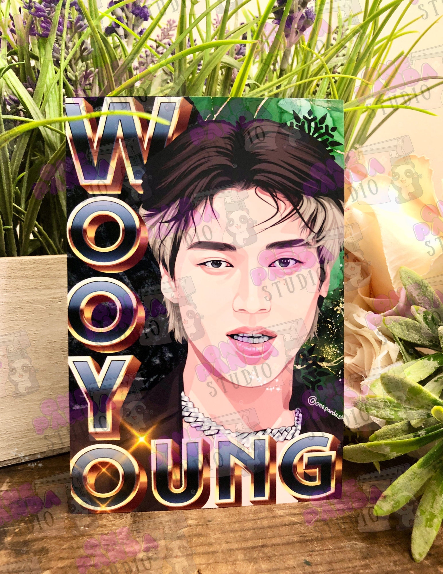 Wooyoung from Ateez Print| kpop | | Prints | Picture | Ateez Mini ...