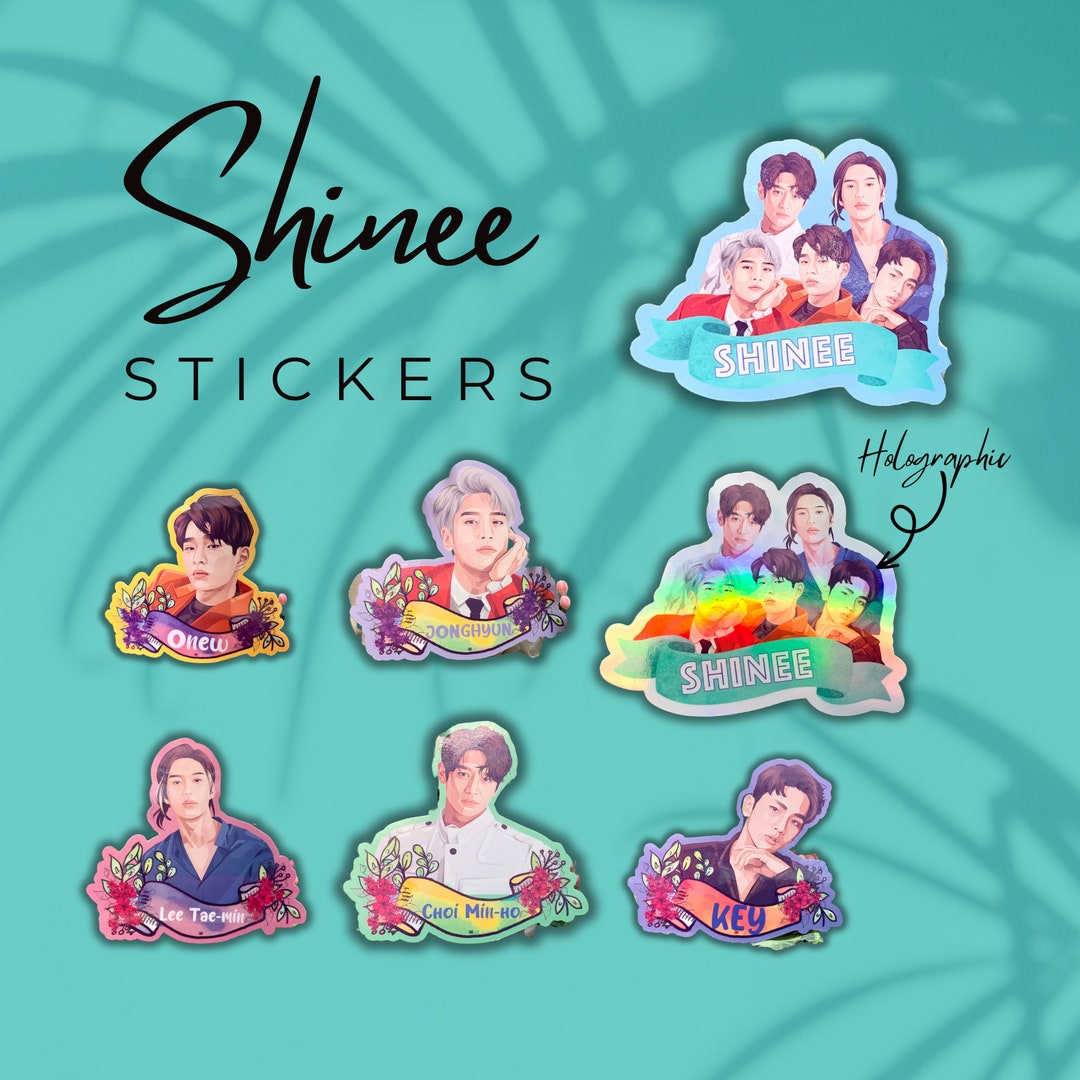 Shinee Kpop Group Waterproof Sticker KPOP Stickers Shinee Stickers ...