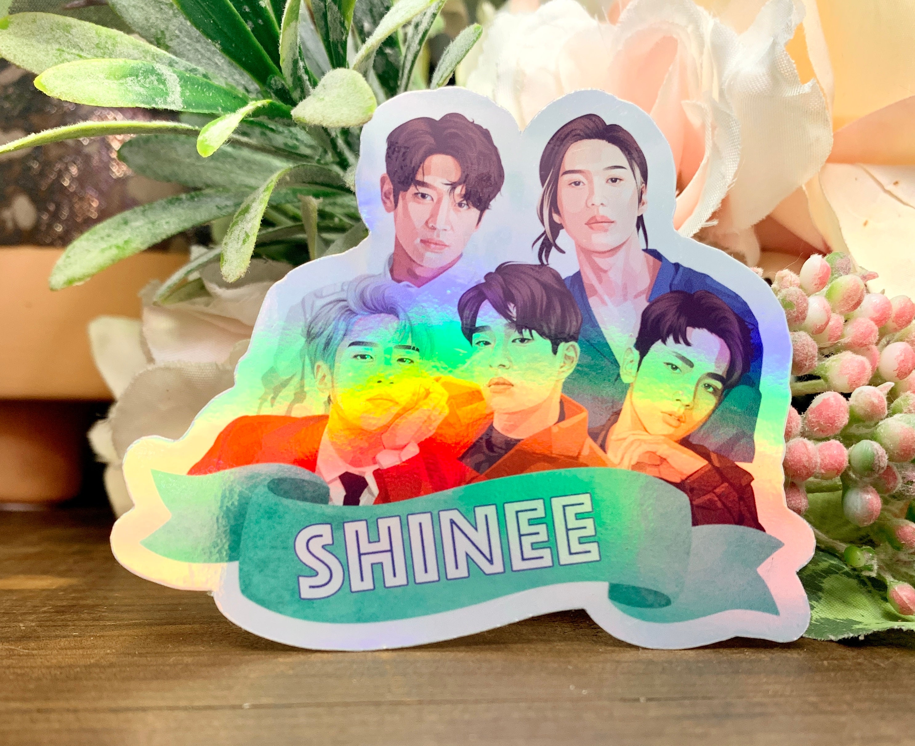 Shinee Kpop Group Waterproof Sticker | Etsy