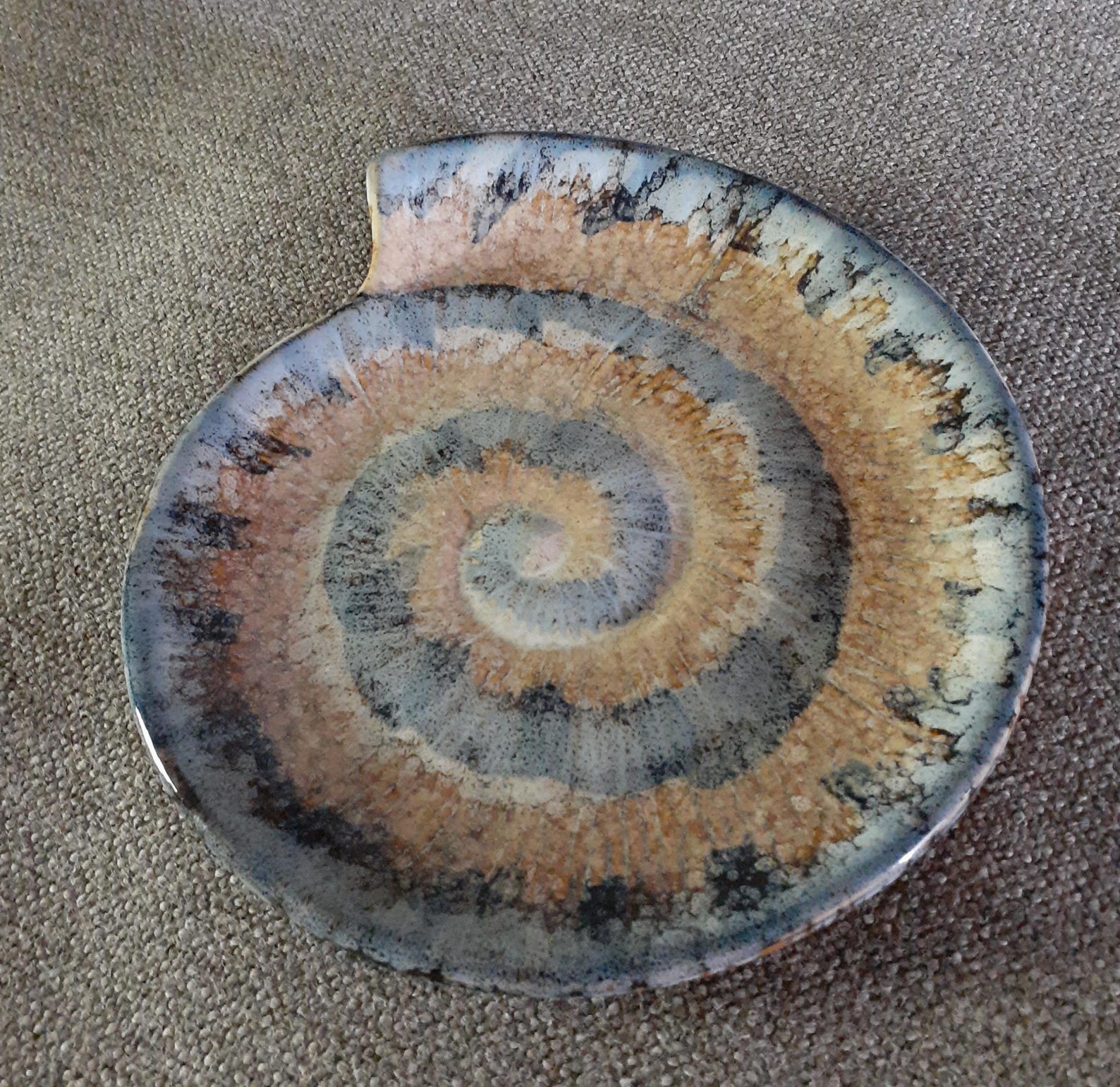 Handmade Pottery Seashell Trinket Dish: Earthtone Ring Holder - Etsy