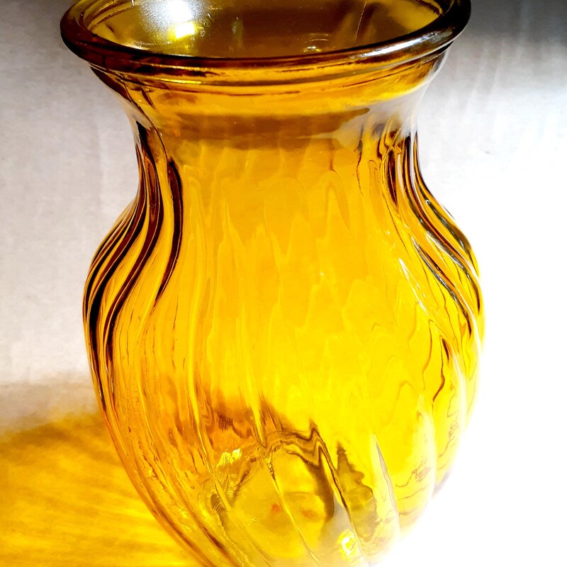 Glass Vase Orange - Etsy